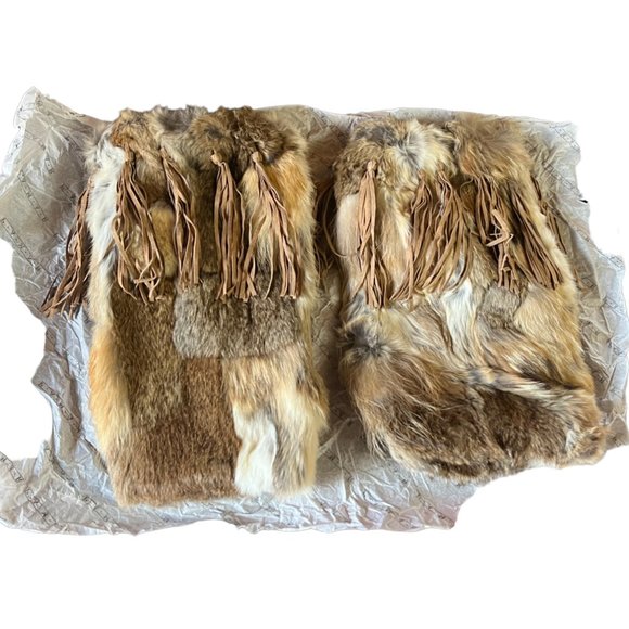 Mitchie's | Other | Nwt Mitchies Rabbit Fur Boot Toppers Pom Pom Ties ...